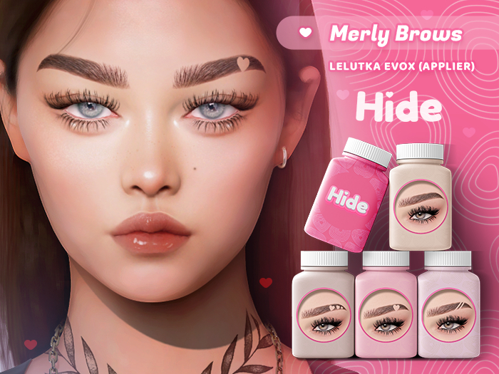 Second Life Marketplace - HIDE - MERLY BROWS LELUTKA
